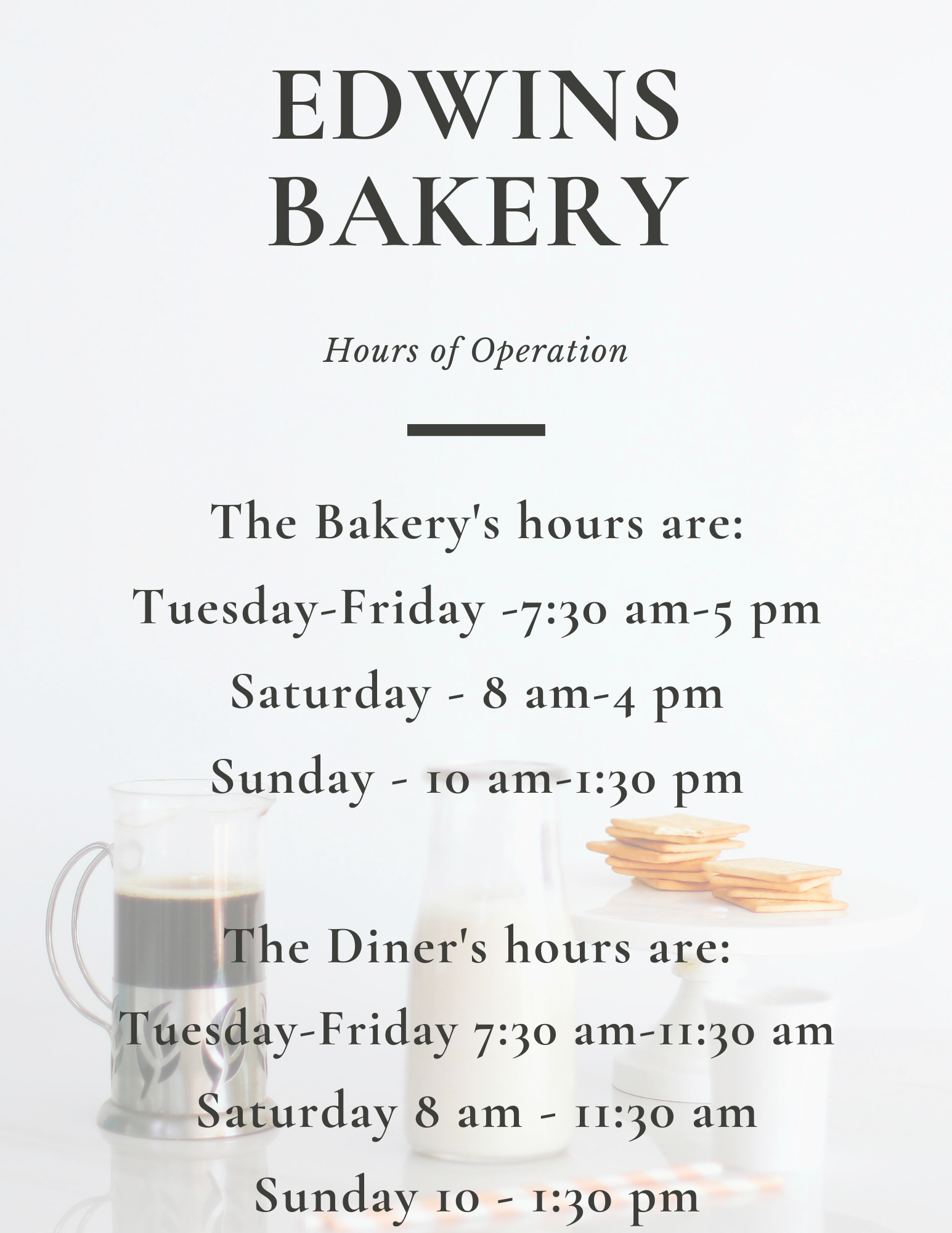 EDWINS Bakery & Training Center | Edwins Leadership & Restaurant