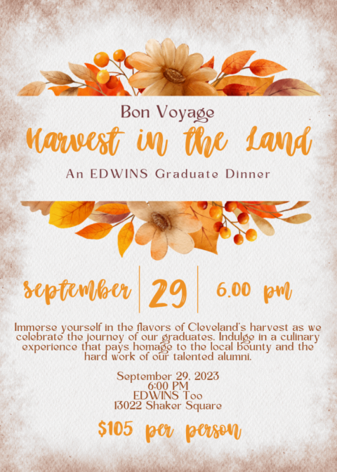Bon Voyage: An EDWINS Graduate Dinner | Edwins Leadership & Restaurant
